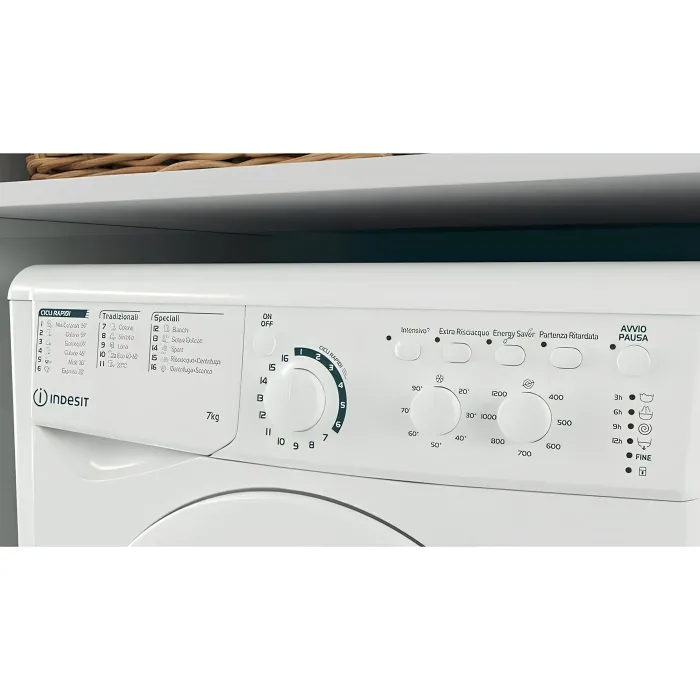 Machine à laver Indesit 7KG 1200 t/min EWC 71252 W NA